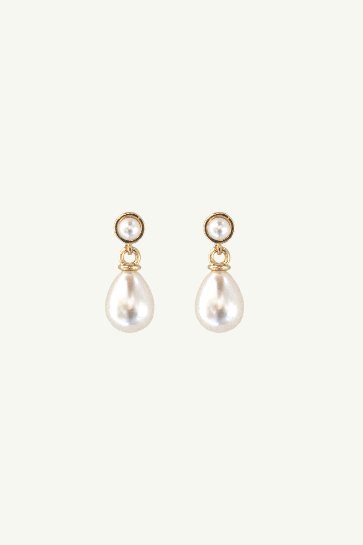 Pearl Micro Drop Earrings