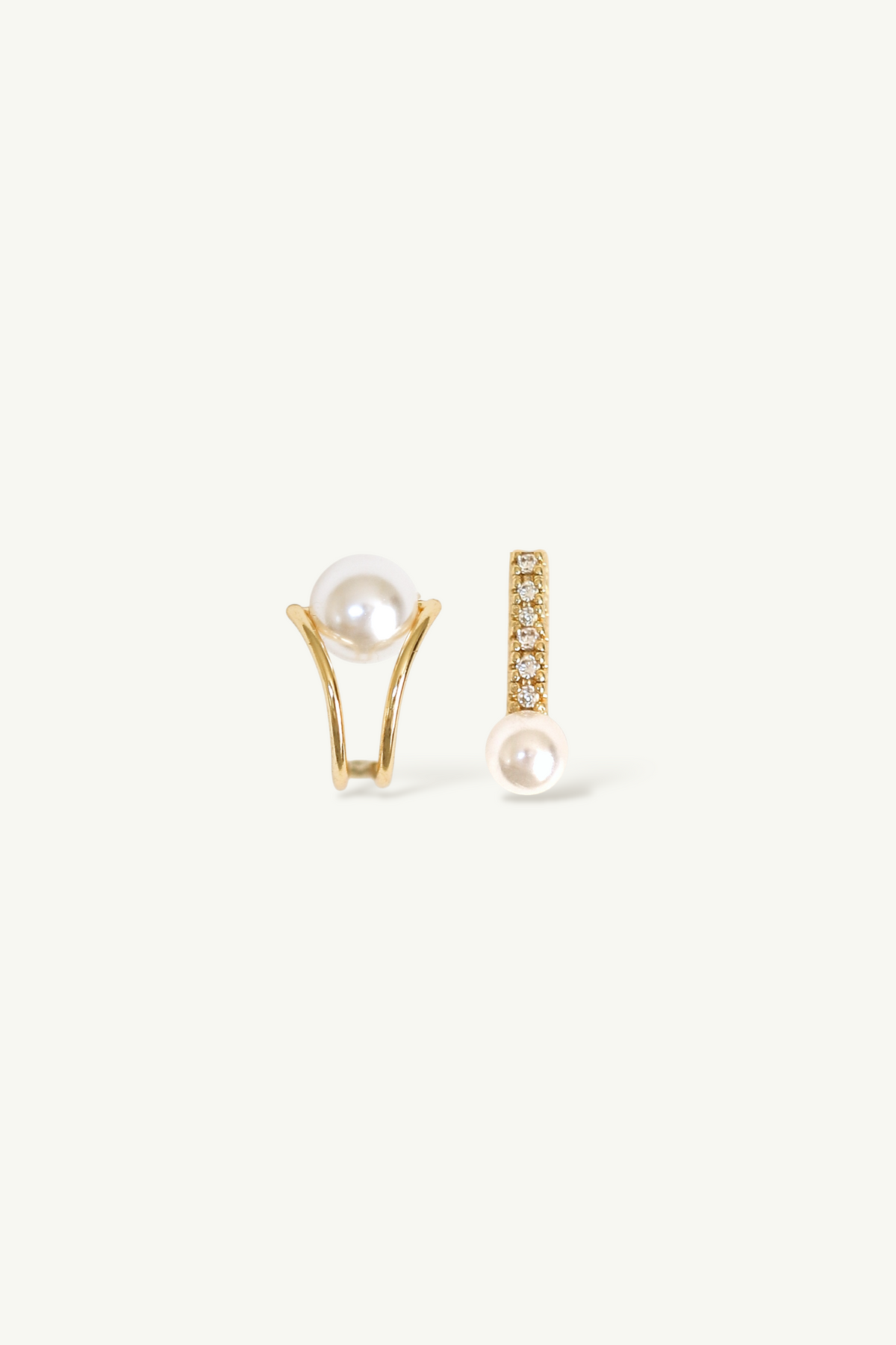 Pearl & Gold Ear Cuff Set | Studio Bride